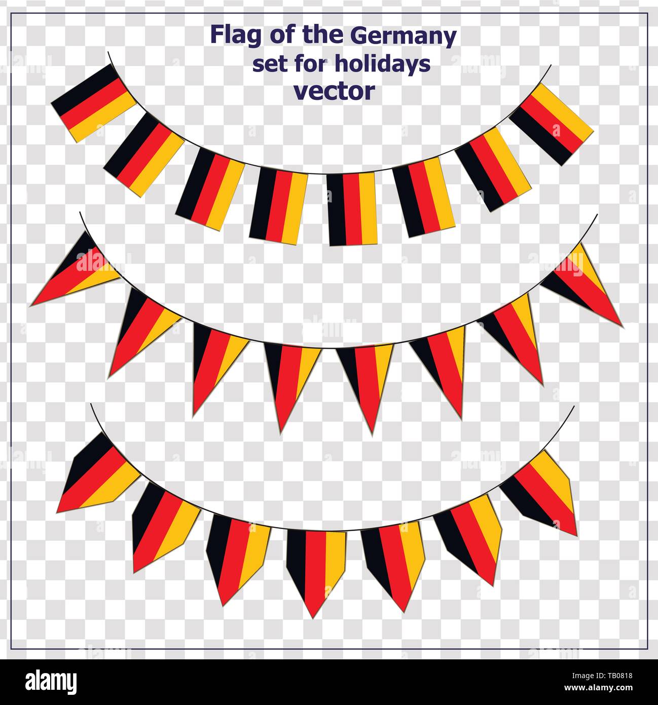 Berlin germany german national flags Stock Vector Images - Alamy