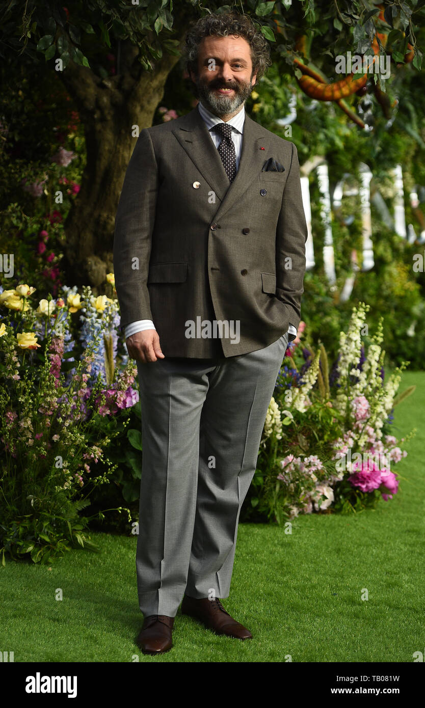 Michael Sheen attending the premiere of Good Omens at the Odeon Luxe ...