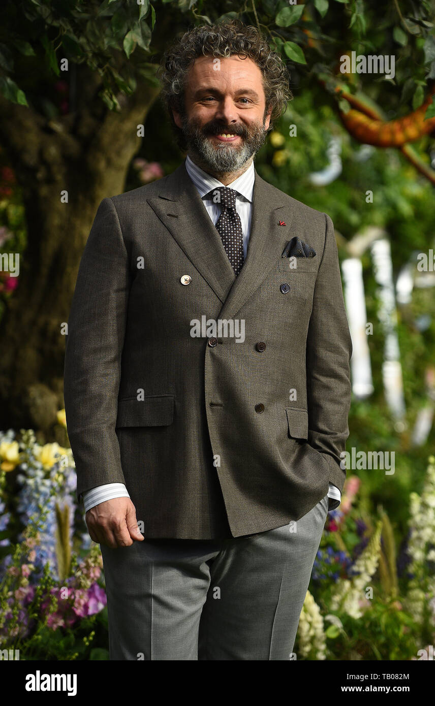 Michael Sheen attending the premiere of Good Omens at the Odeon Luxe ...