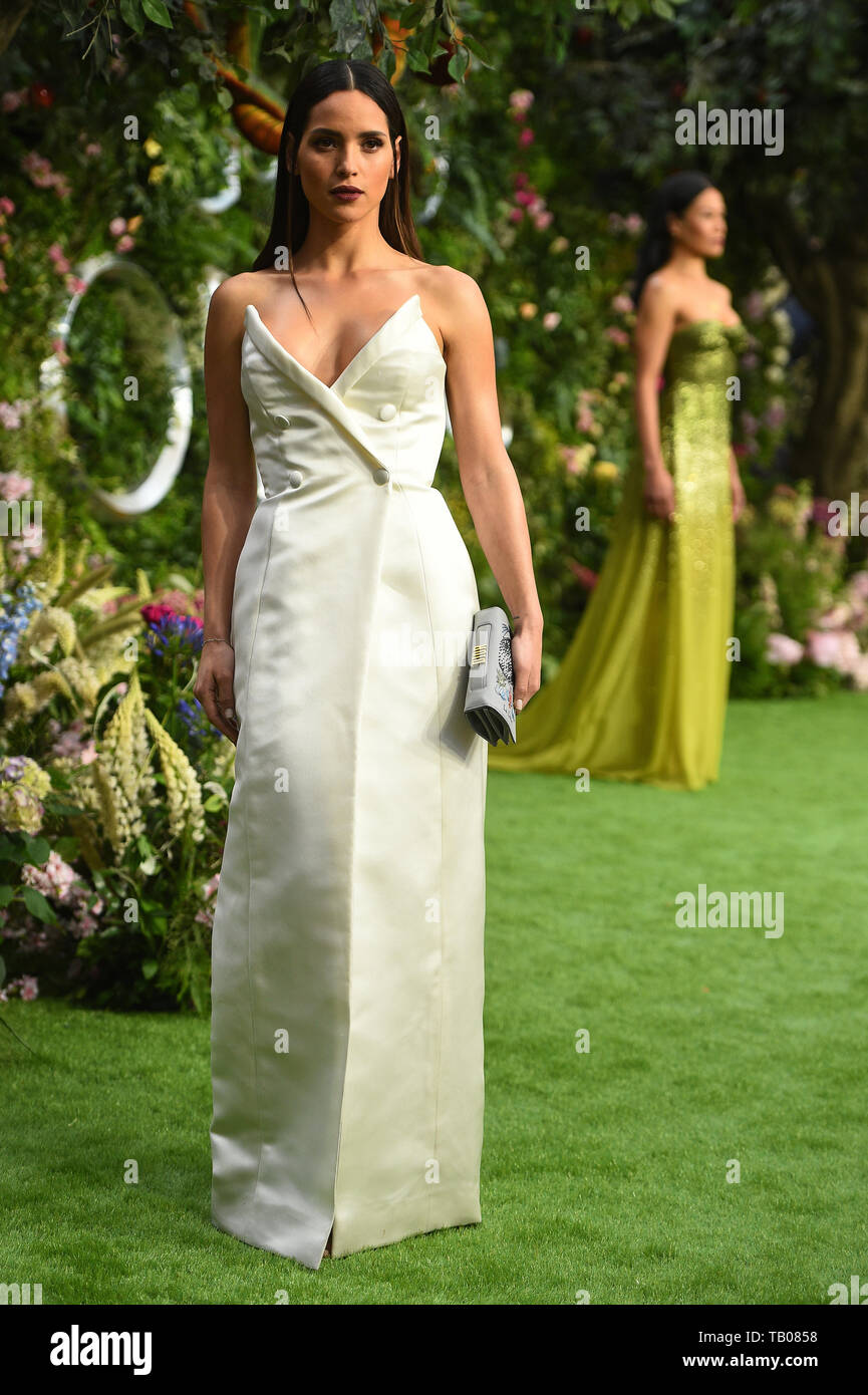 Adria Arjona Attending The Premiere Of Good Omens At The Odeon Luxe Leicester Square Central