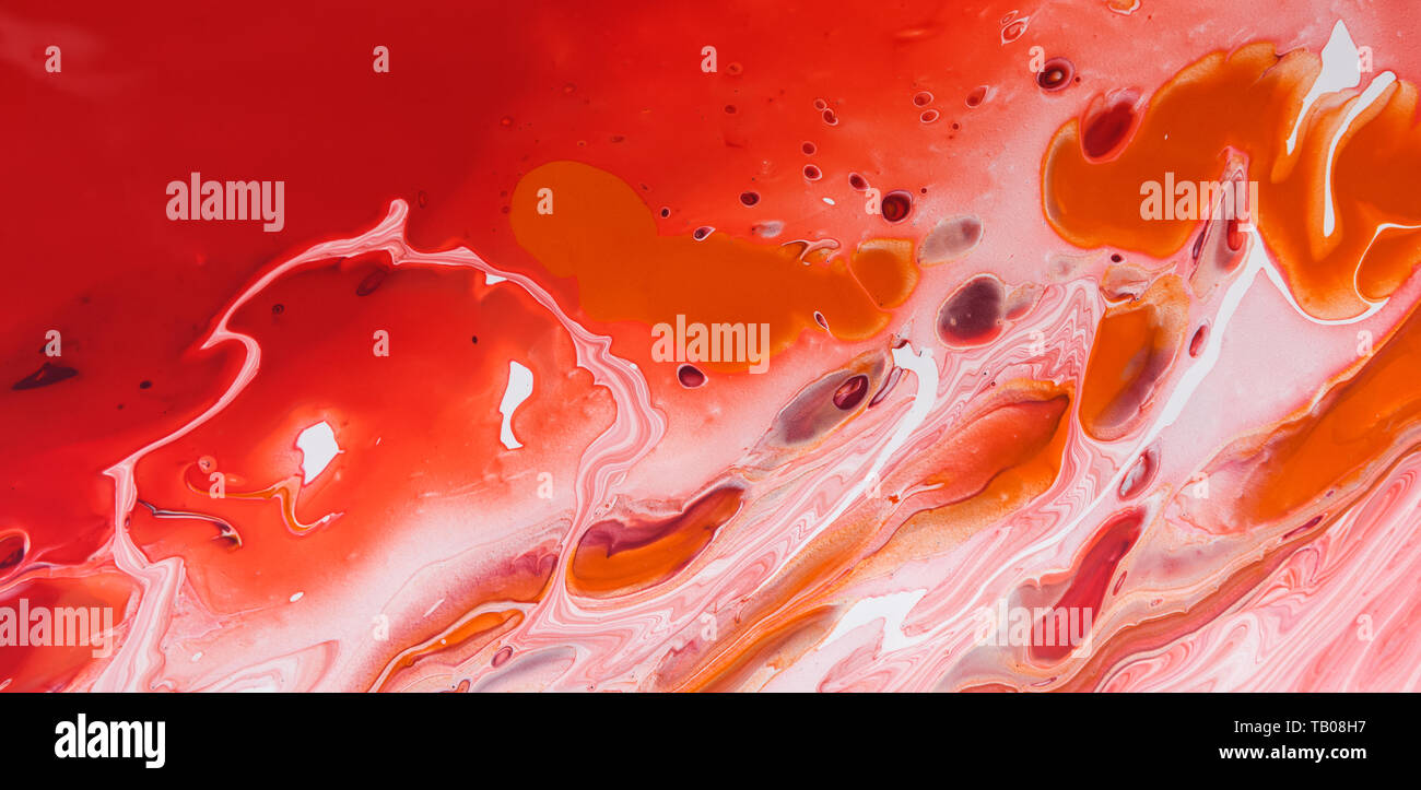 Red lake concept Stock Photo - Alamy