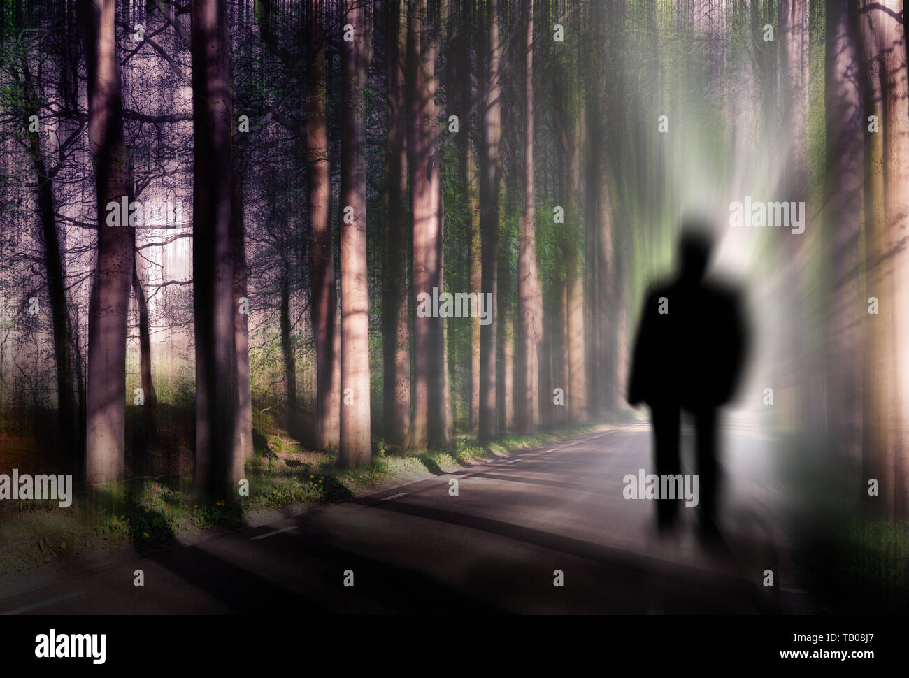 Bright Light Silhouette