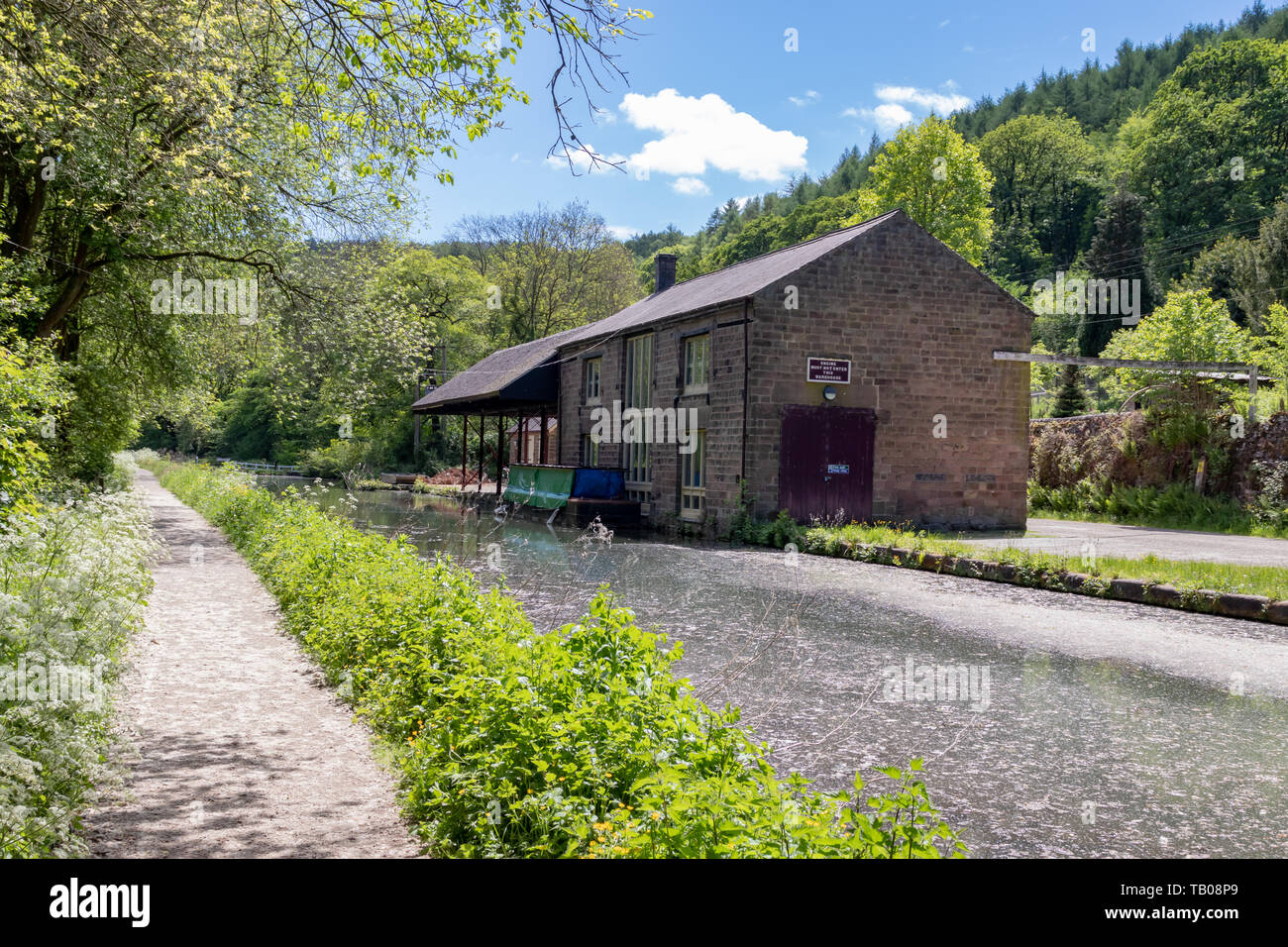 Old Brake Van Rolling Stock and Buildings at Cromford and High Peak ...