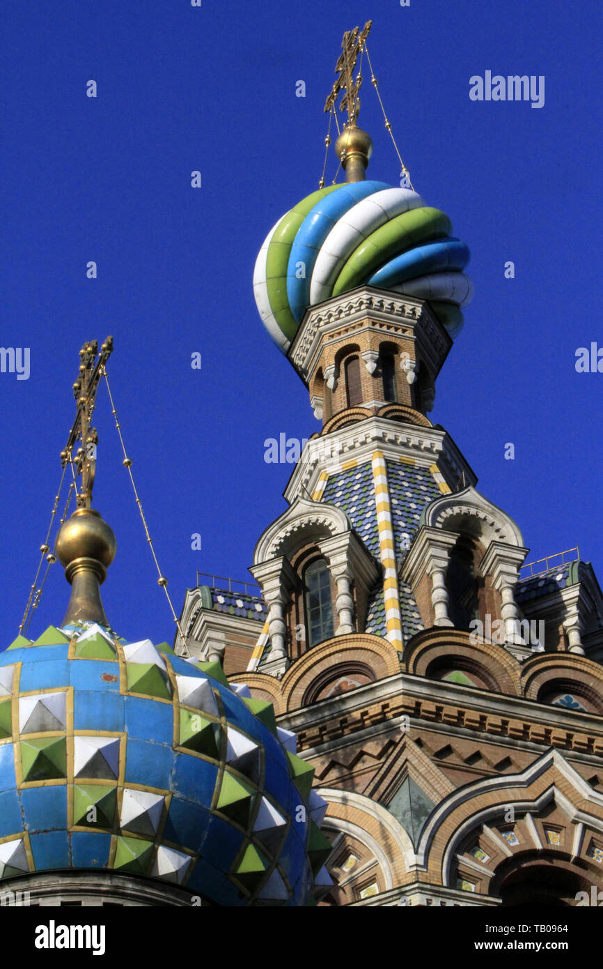 Church of the Saviour on Spilled Blood or Church of Resurrection. Saint ...