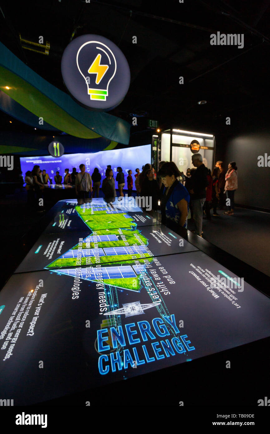 Pacific Visions at Aquarium of the Pacific, Long Beach, CA, USA Stock ...