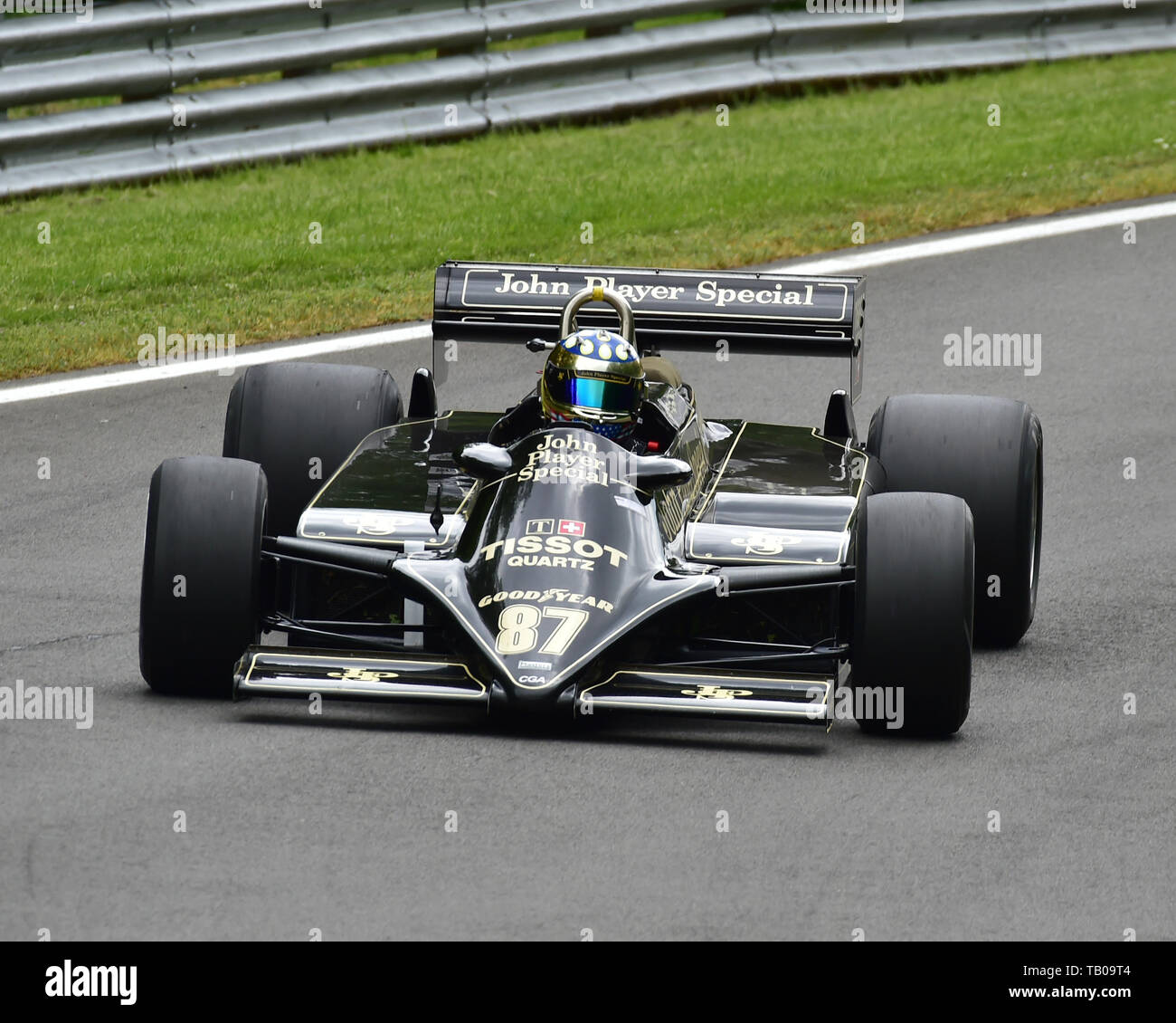 Jonathan Holtzman, Lotus 87B, FIA Masters Historic Formula One ...