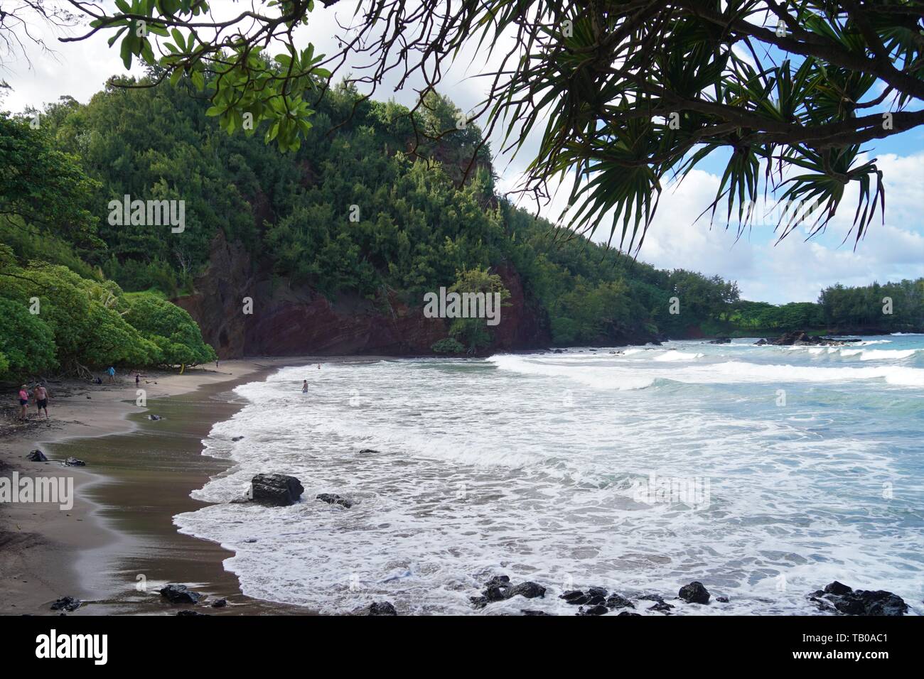 Beautiful beach and ocean scenery on the island of Maui Stock Photo - Alamy