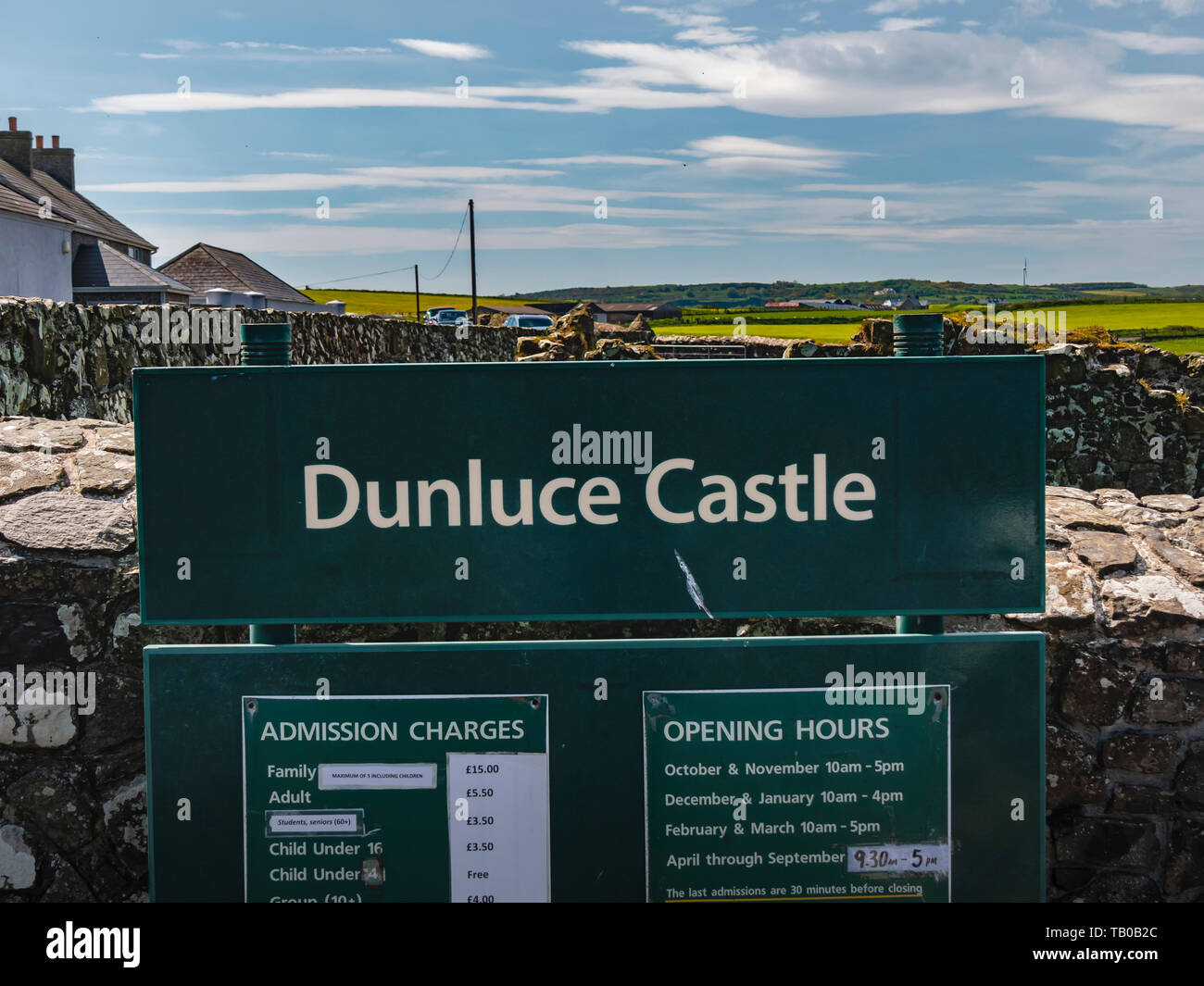 Dunluce Castle is a popular landmark and Game of Thrones filming ...