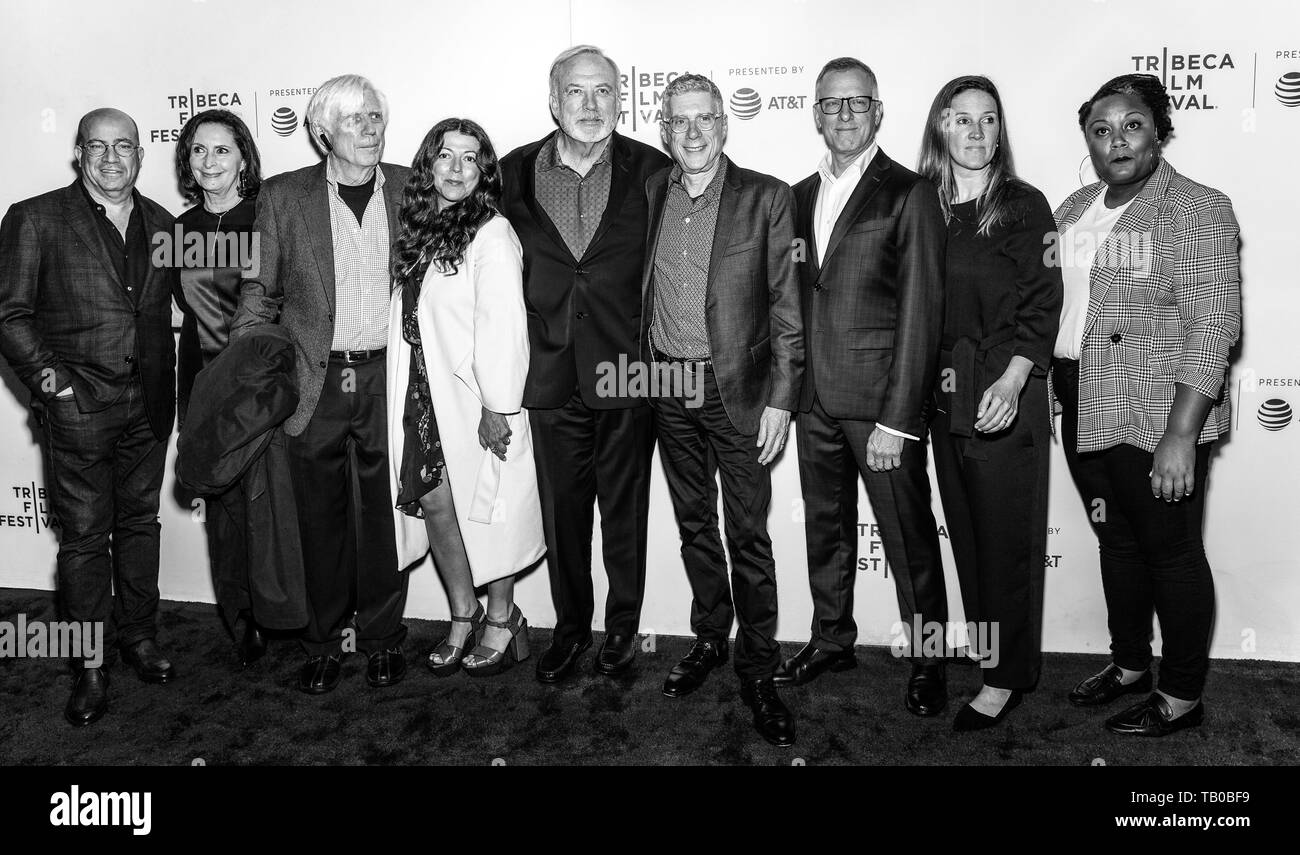 New York, NY - April 26, 2019: Jeff Zucker, Amy Entelis, Michele ...