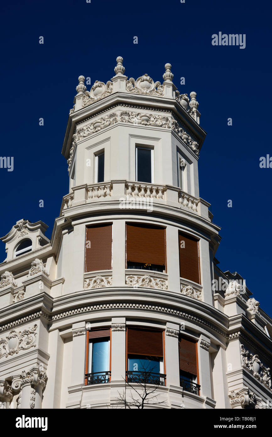 Old building facade. Bilbao, Spain Stock Photo - Alamy