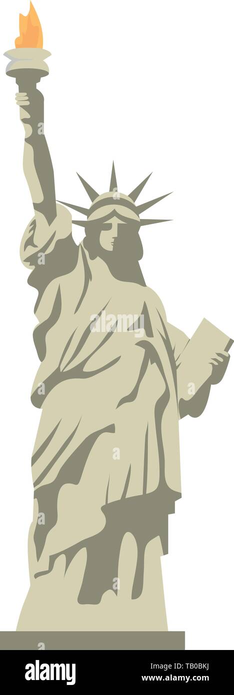 Statue of Liberty in New York design, Travel trip vacation tourism and ...