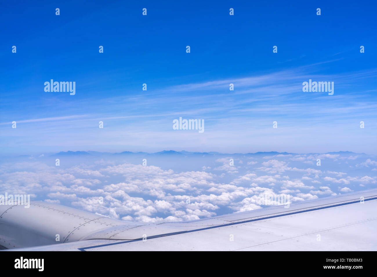 Airplane flight topview hi-res stock photography and images - Alamy
