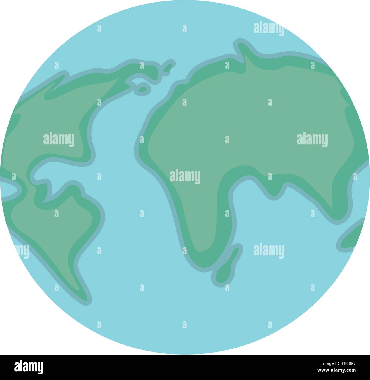 Planet sphere design, Continent earth world globe ocean and universe ...