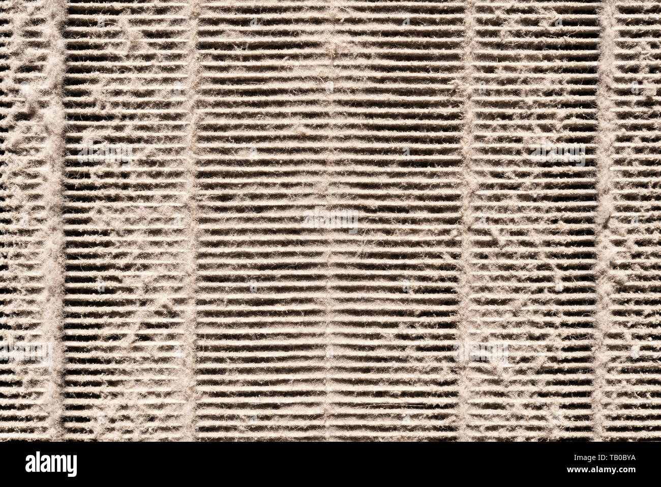 top view dirty air filter in horizontal direction Stock Photo - Alamy