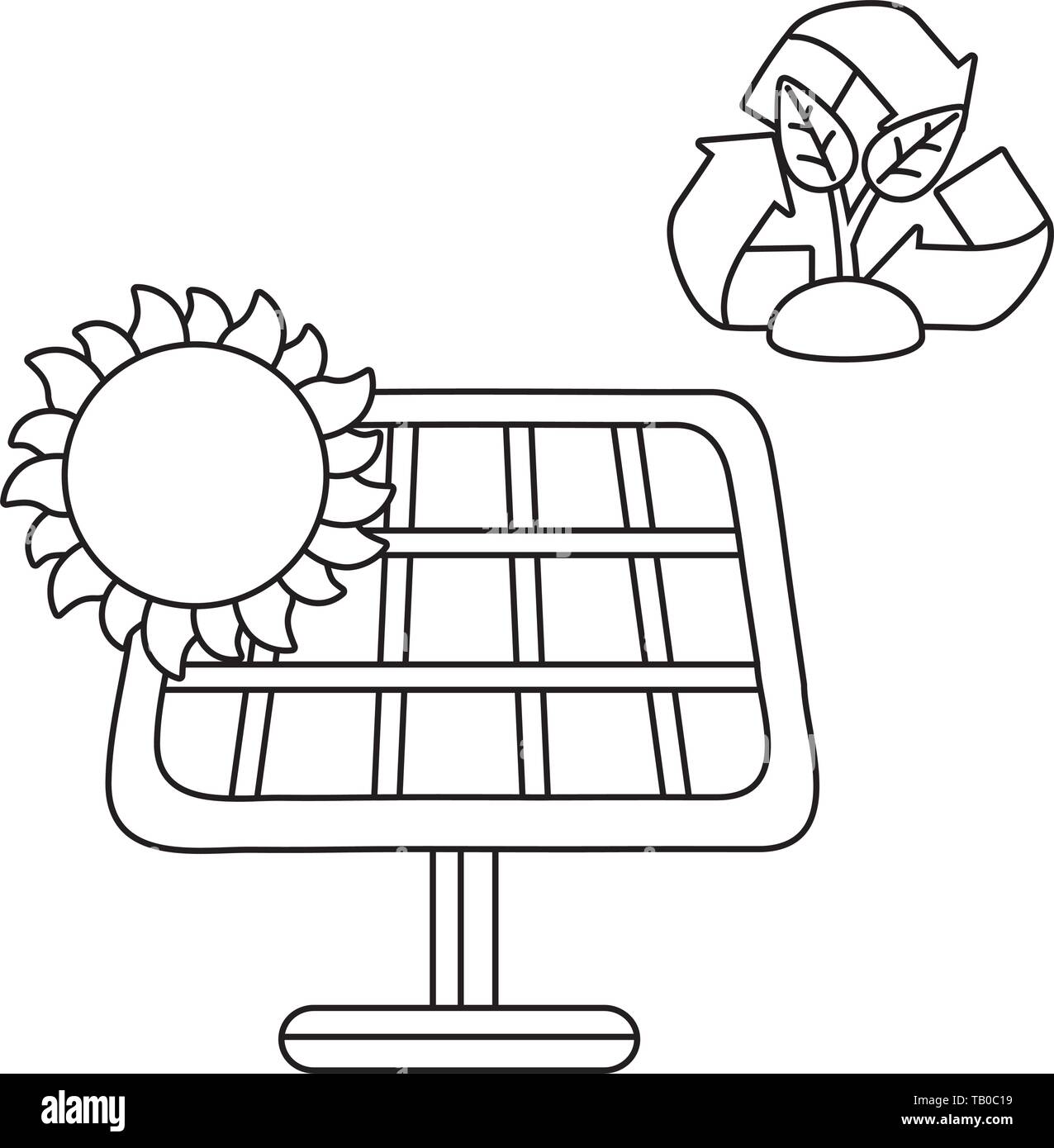 Solar panel design, Save energy power eco sustainable and environmental ...