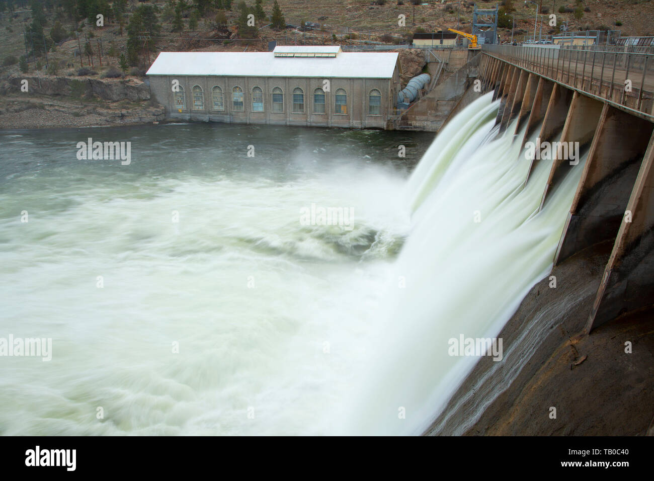 Hauser Dam, Helena National Forest, Montana Stock Photo - Alamy