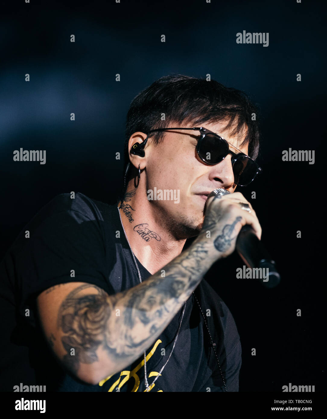 Italian famous singer-songwriter Ultimo (Niccolò Moriconi) performs ...