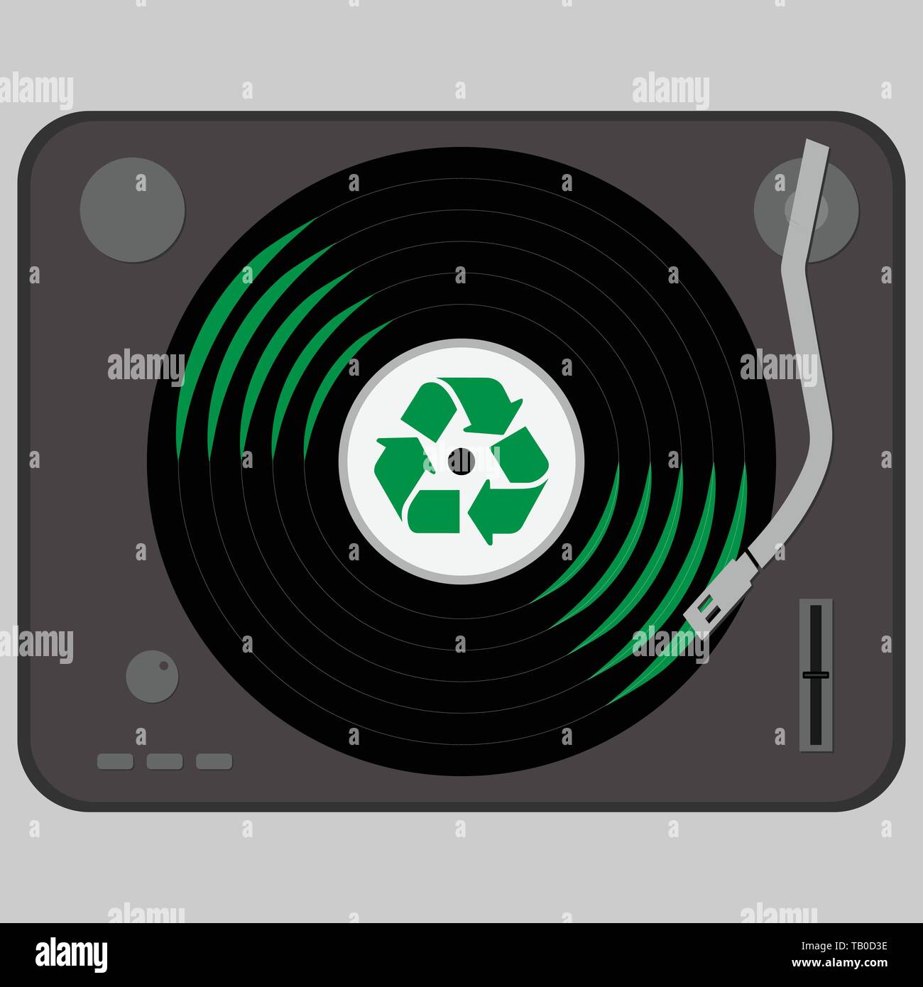 Technology recycle concept on Stock Vector Images - Alamy