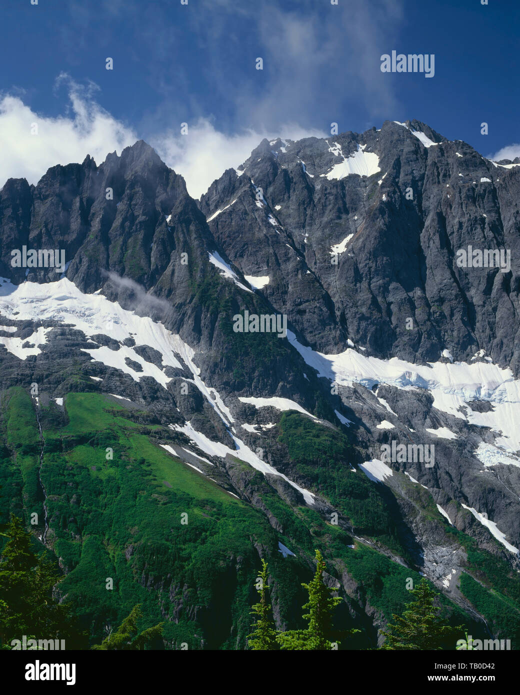 USA, Washington, North Cascades National Park, View from Cascade Pass ...