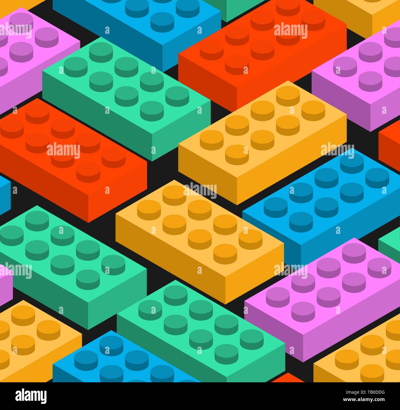 Plastic construction kit pattern seamless. Children cloth background ...