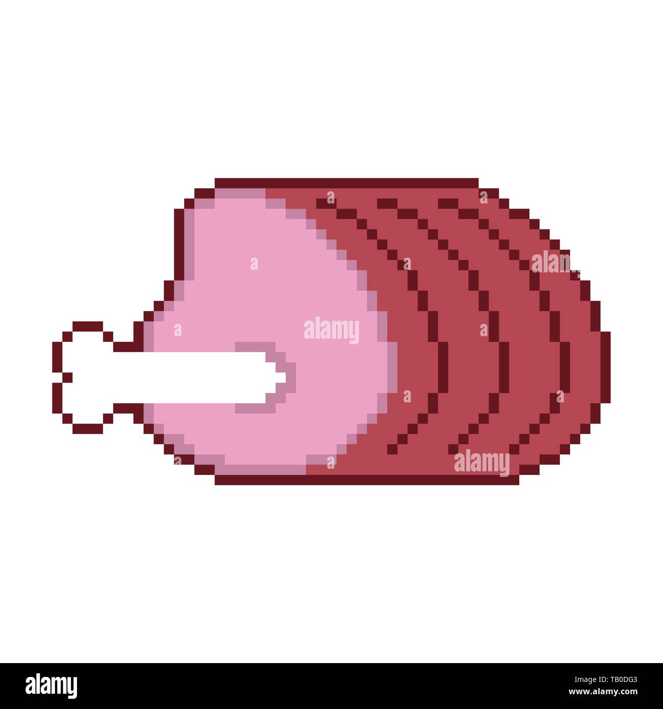 Barbecue beef hungry Stock Vector Images - Alamy