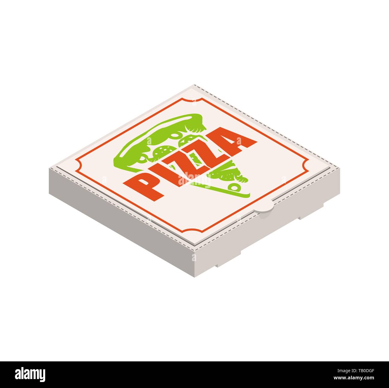 Pizza box text Stock Vector Images - Alamy