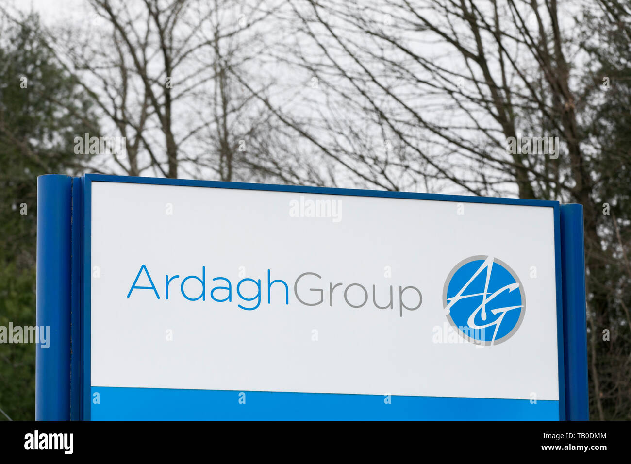 A logo sign outside of a facility occupied by the Ardagh Group in ...