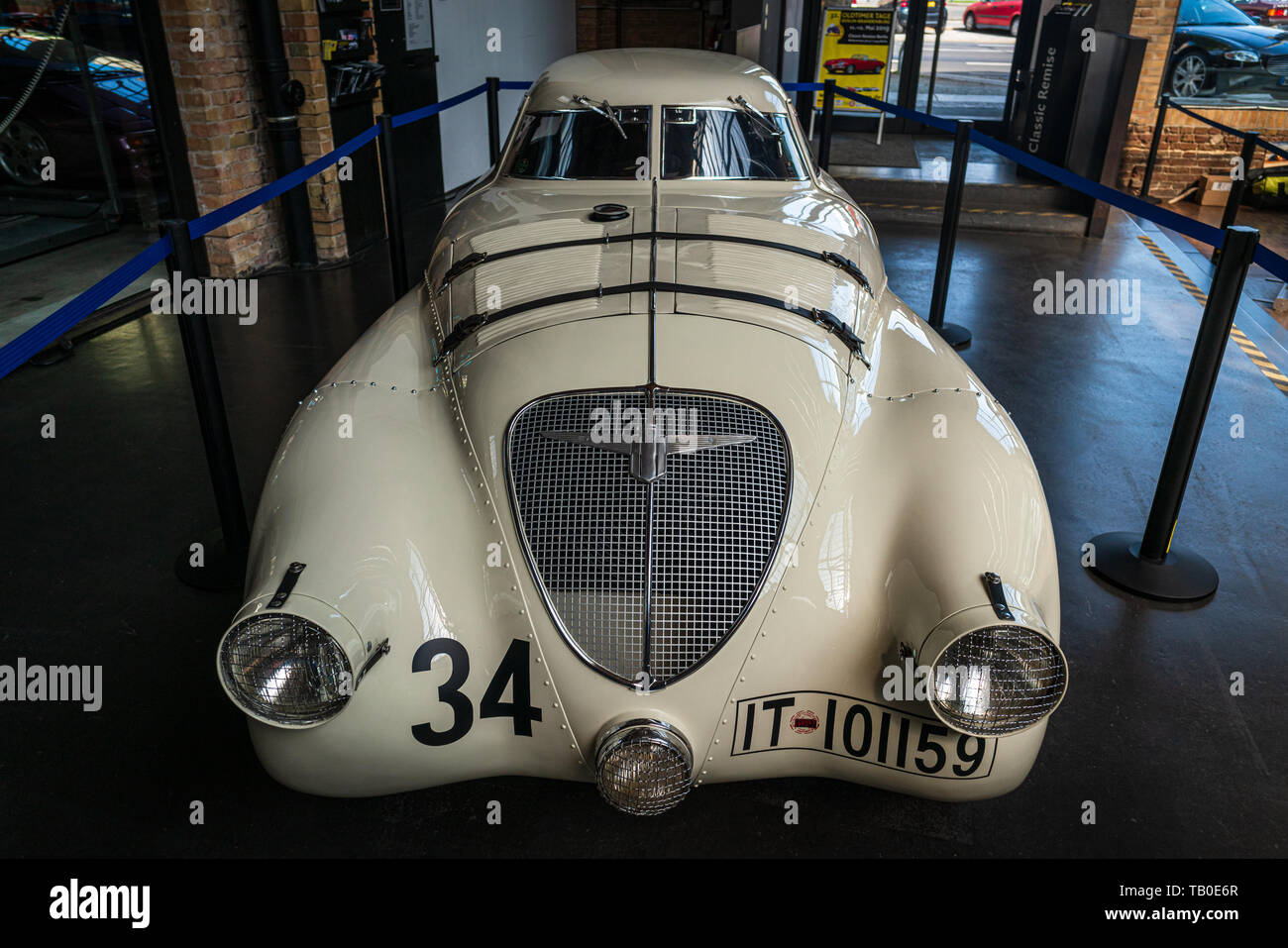 BERLIN - MAY 11, 2019: Race car Adler Trumpf Rennlimousine, 1937. 32th ...