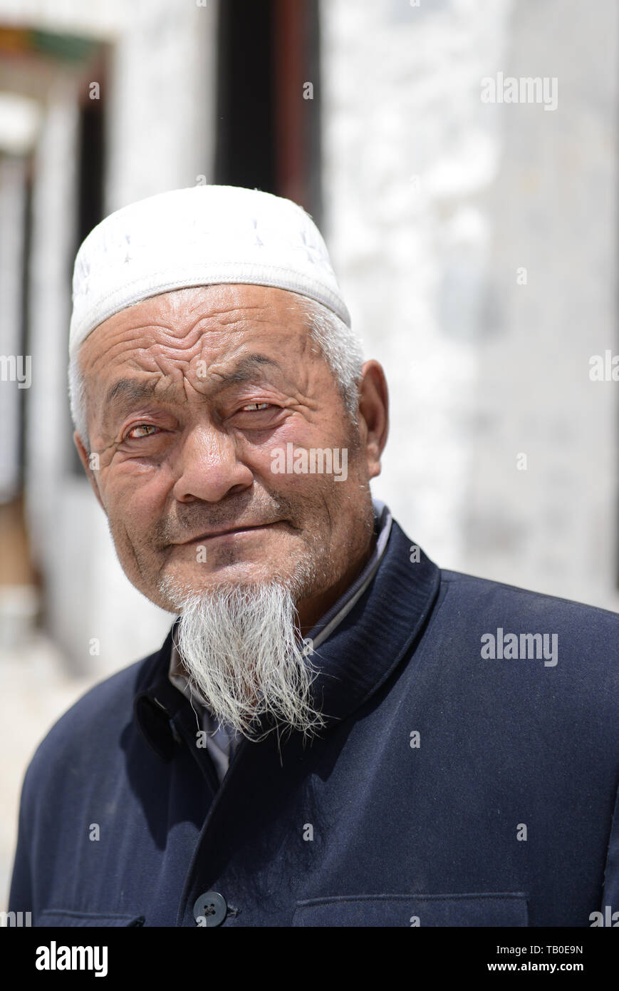 Portrait of a Hui Muslim man Stock Photo - Alamy