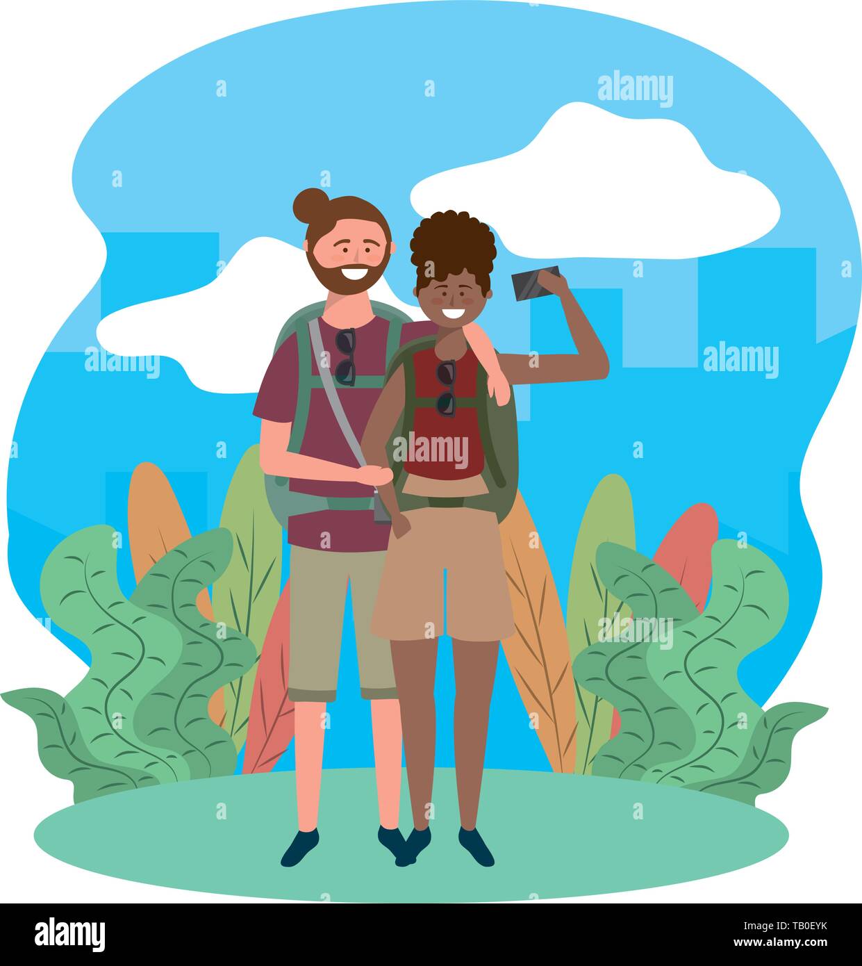 Theme park trip Stock Vector Images - Alamy