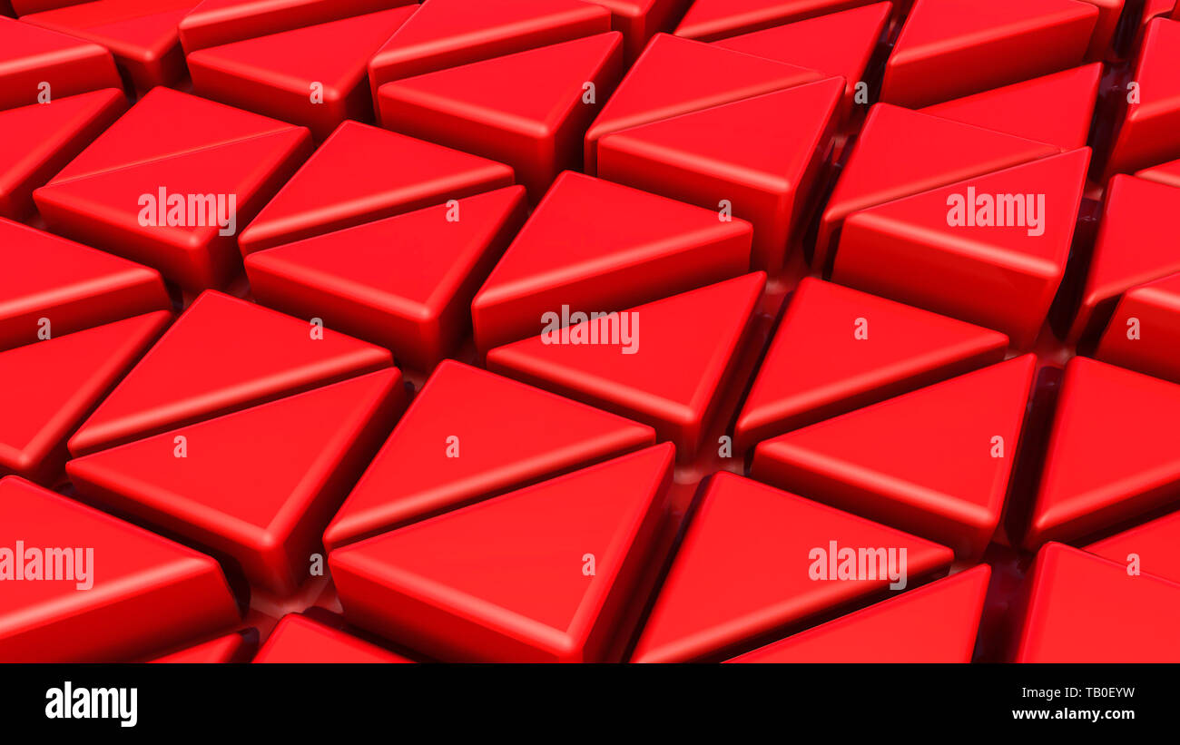 Abstract red three-dimensional background. 3d render Stock Photo - Alamy