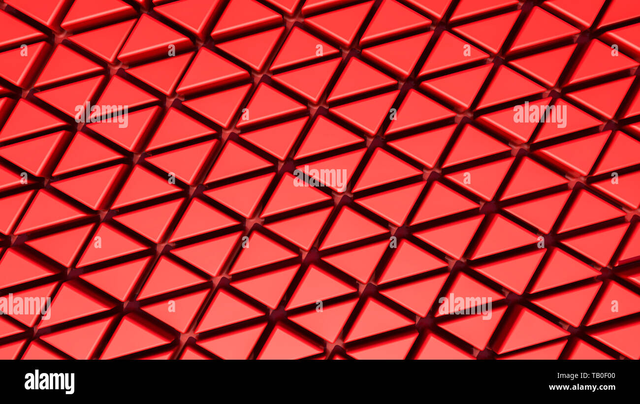 Abstract red three-dimensional background. 3d render Stock Photo - Alamy