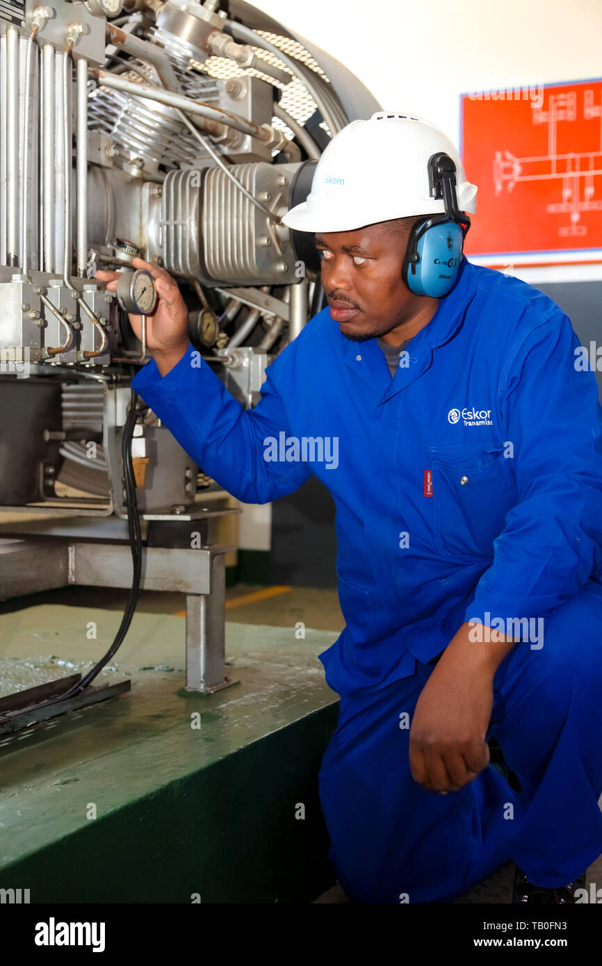 Johannesburg, South Africa - April 11 2012: Electrical Engineer ...