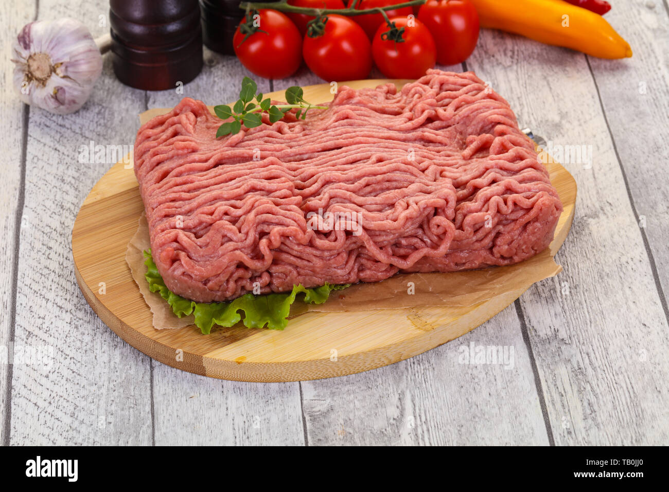Raw turkey minced meat for cooking Stock Photo - Alamy