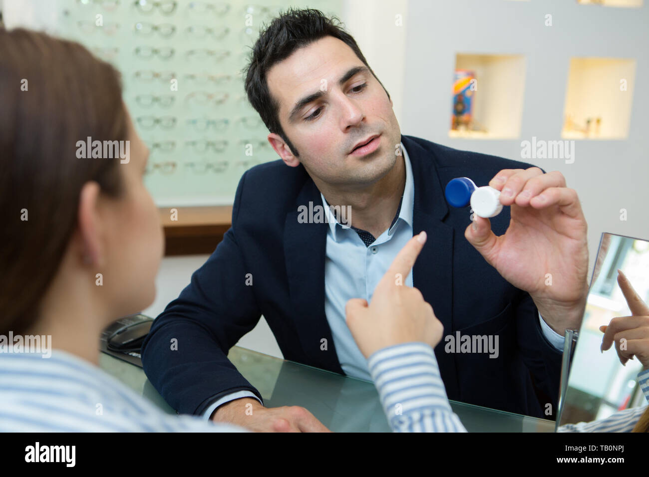 Old contact lenses hi-res stock photography and images - Alamy