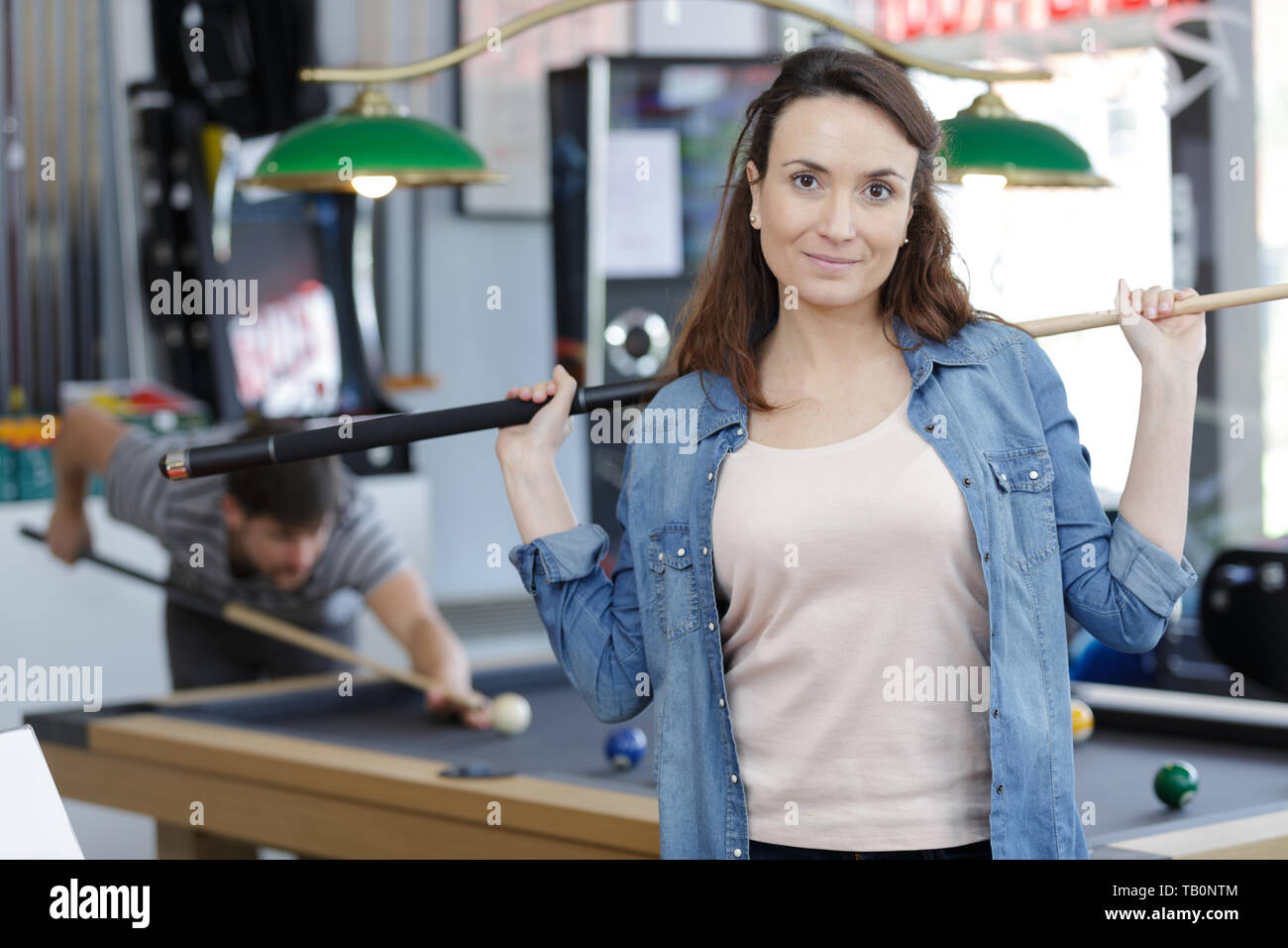 Portrait of snooker player hi-res stock photography and images - Alamy