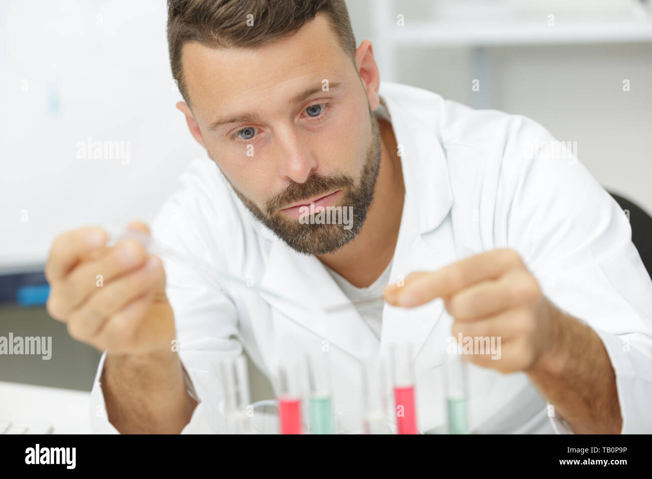 Male caucasian laboratory technician close hi-res stock photography and ...