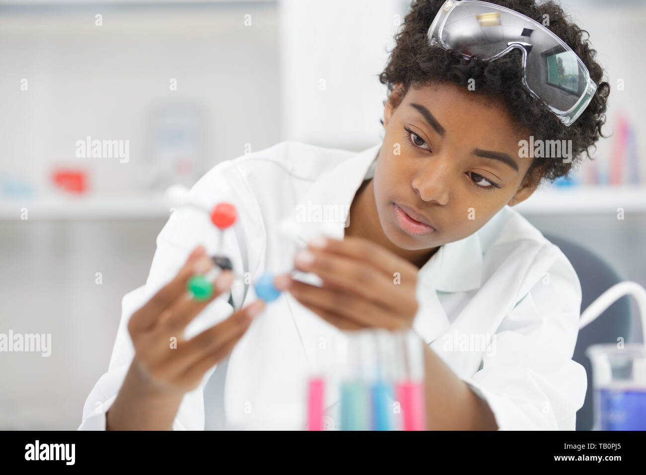 Young attractive chemical assistant hi-res stock photography and images ...