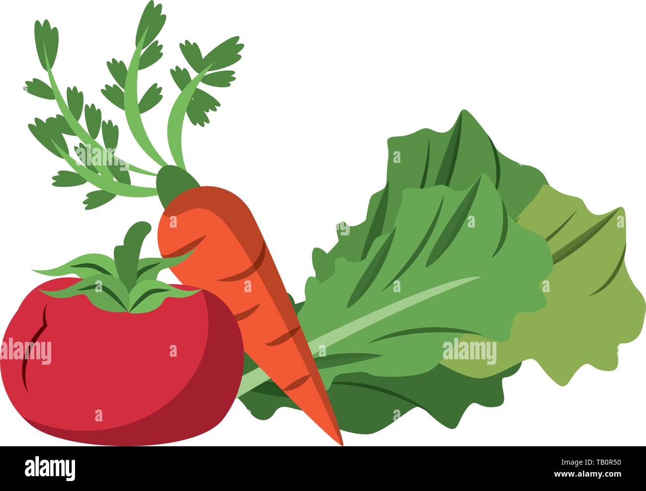 Vegetables healthy food cartoon isolated Stock Vector Image & Art - Alamy