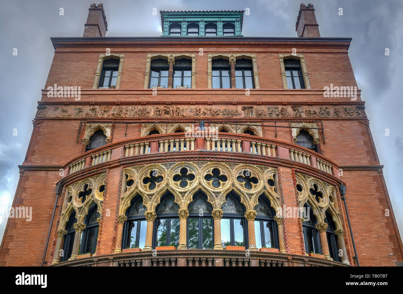 Montauk Club, a social club located in a Francis Kimball-designed building in Park Slope ...