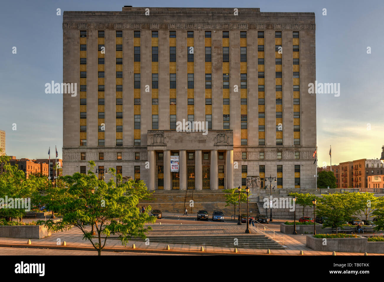 Bronx County Courthouse, also known as the Mario Merola Building, is a ...