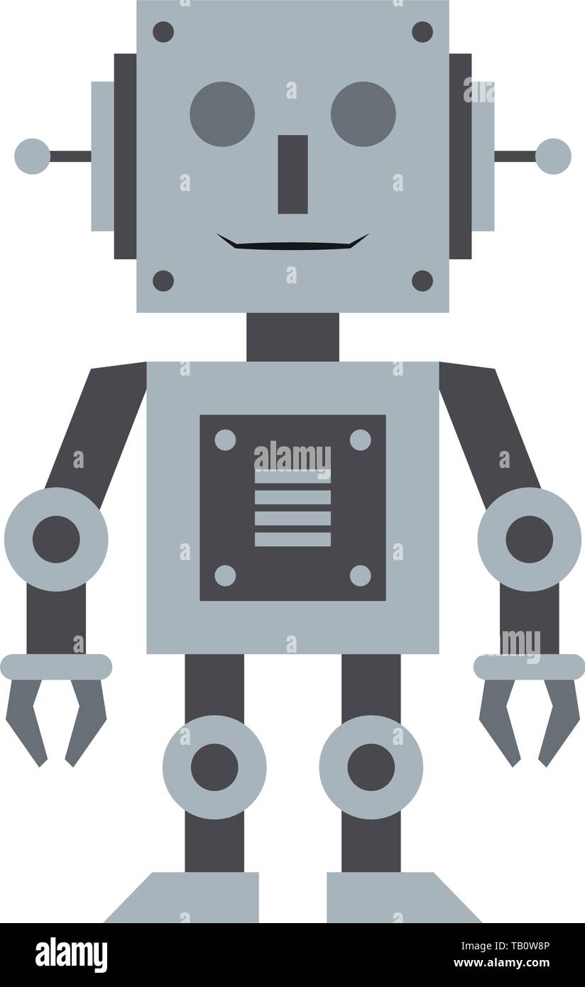 Robot toy technology cartoon Vector illustration Stock Vector Image ...