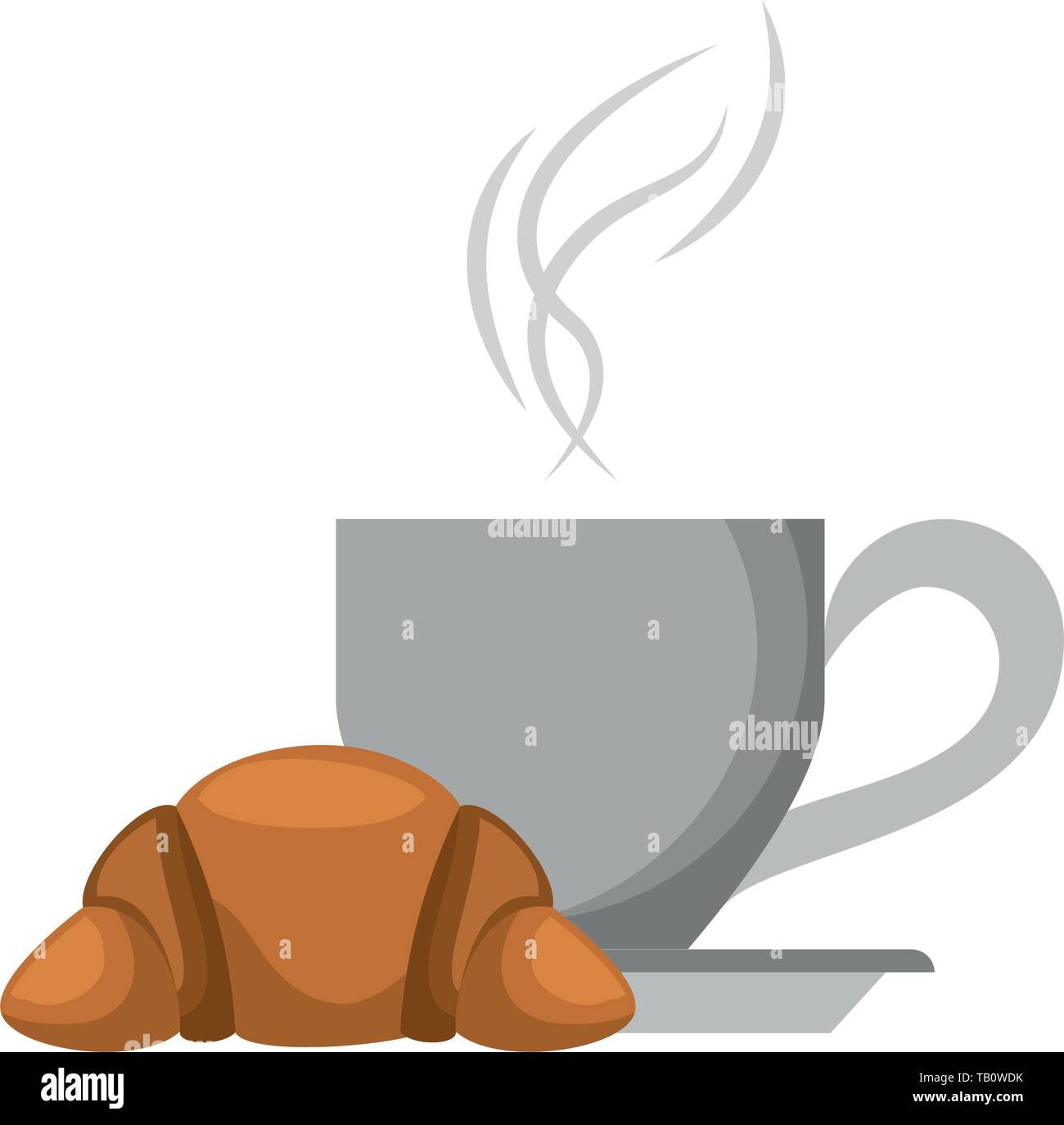 Breakfast morning food cartoons Vector illustration Stock Vector Image ...