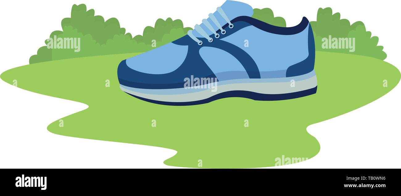 sneaker with shoelance icon cartoon Stock Vector Image & Art - Alamy