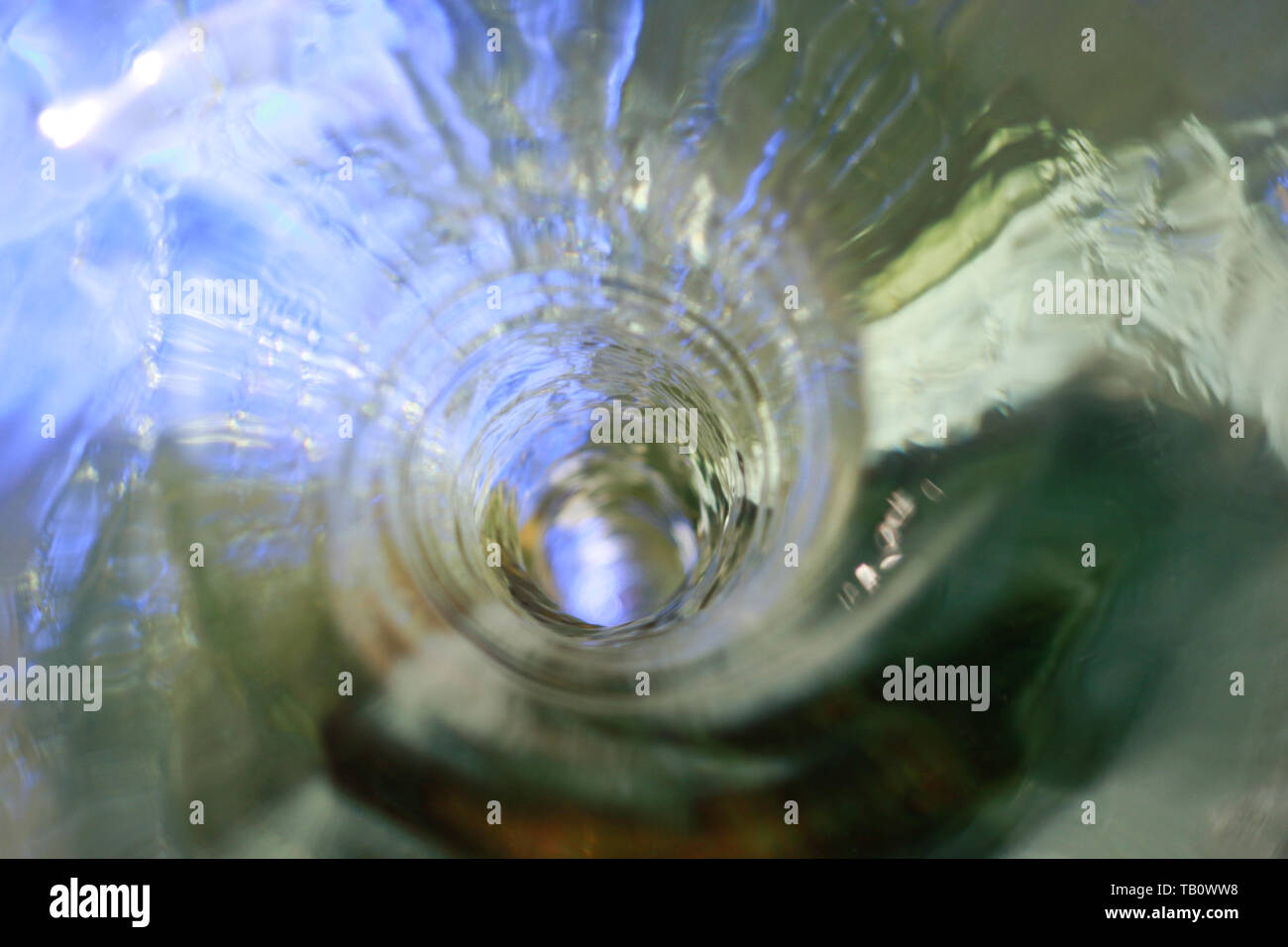 Top view of Whirlpool with neon light Stock Photo - Alamy