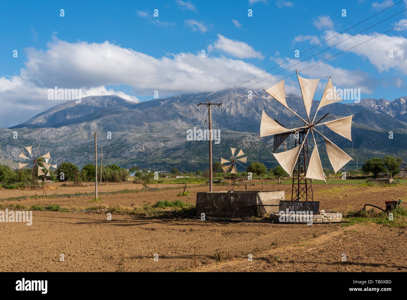 Windmills on crete hi-res stock photography and images - Alamy