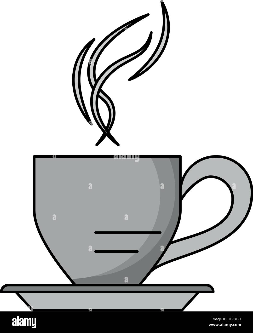 Hot coffee cup cartoon Stock Vector Image & Art - Alamy