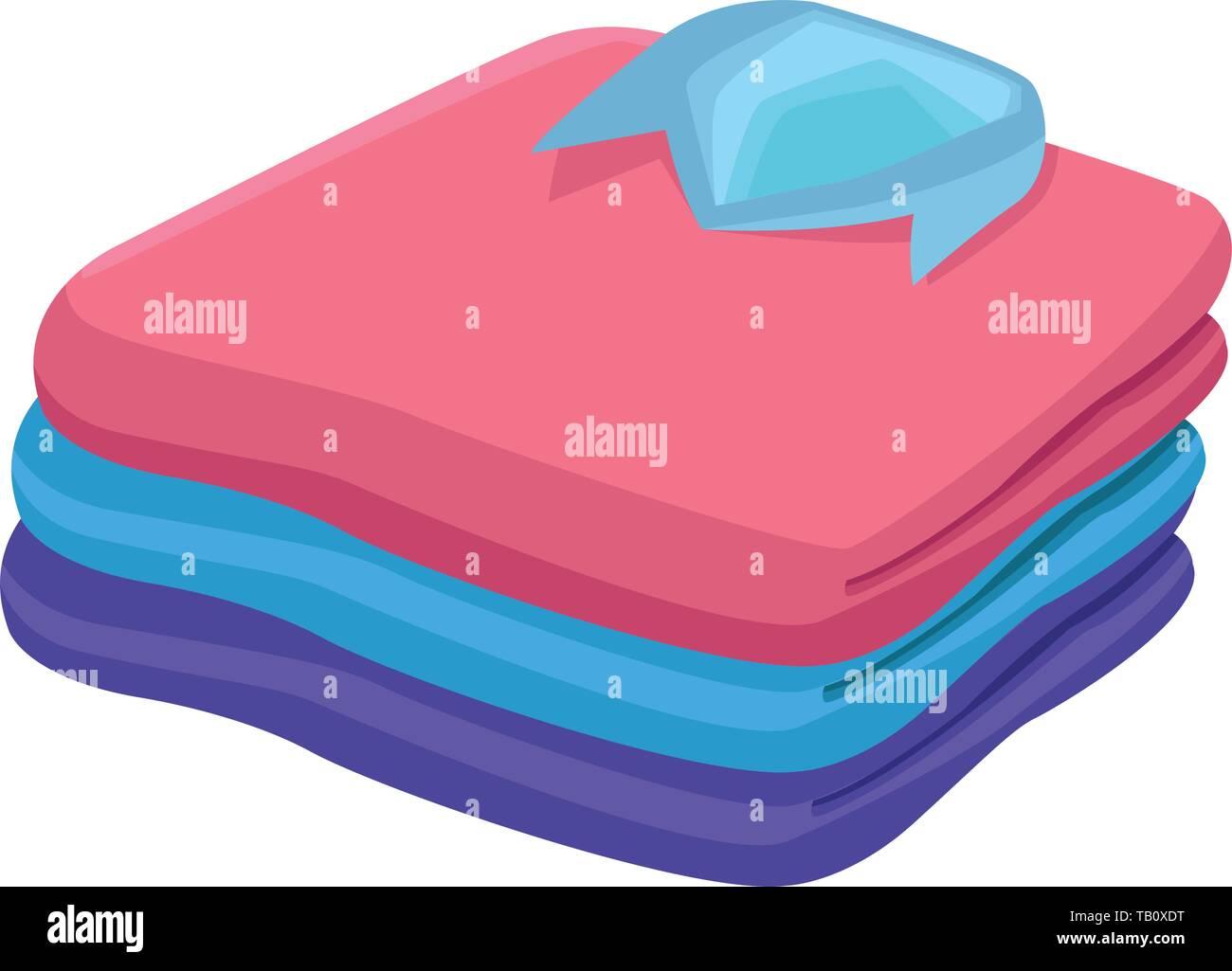 Folded clothes store Stock Vector Images - Alamy