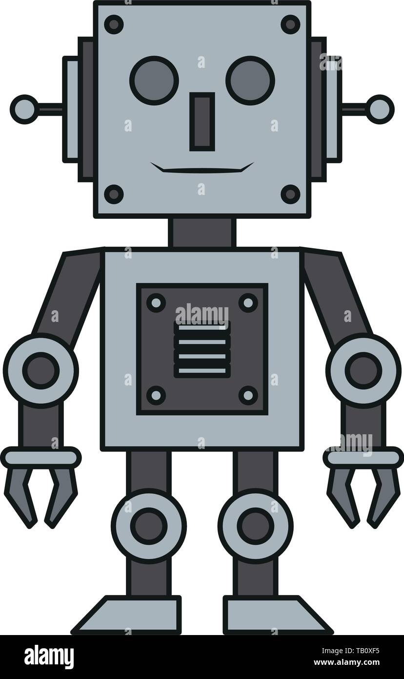 Robot toy technology cartoon Stock Vector Image & Art - Alamy