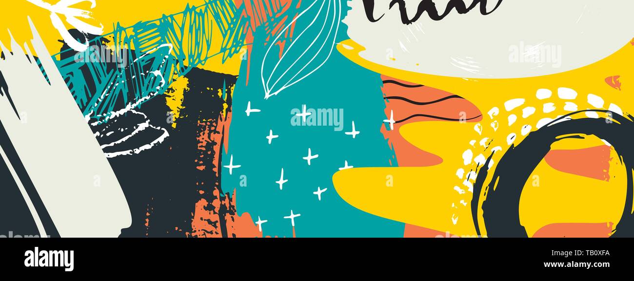 abstract vector header Stock Vector Image & Art - Alamy